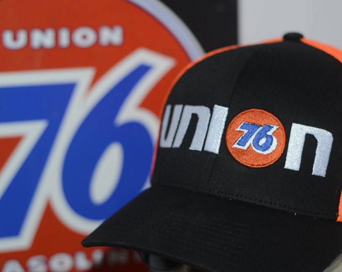 Union 76 Hat Trucker Mesh Snapback Petroliana - Etsy
