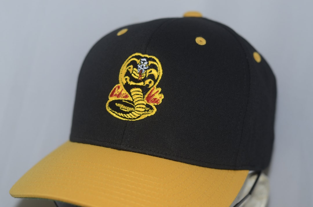 Cobra Kai Hat Karate Kid Dojo No Mercy 80s Movie Strike First - Etsy UK