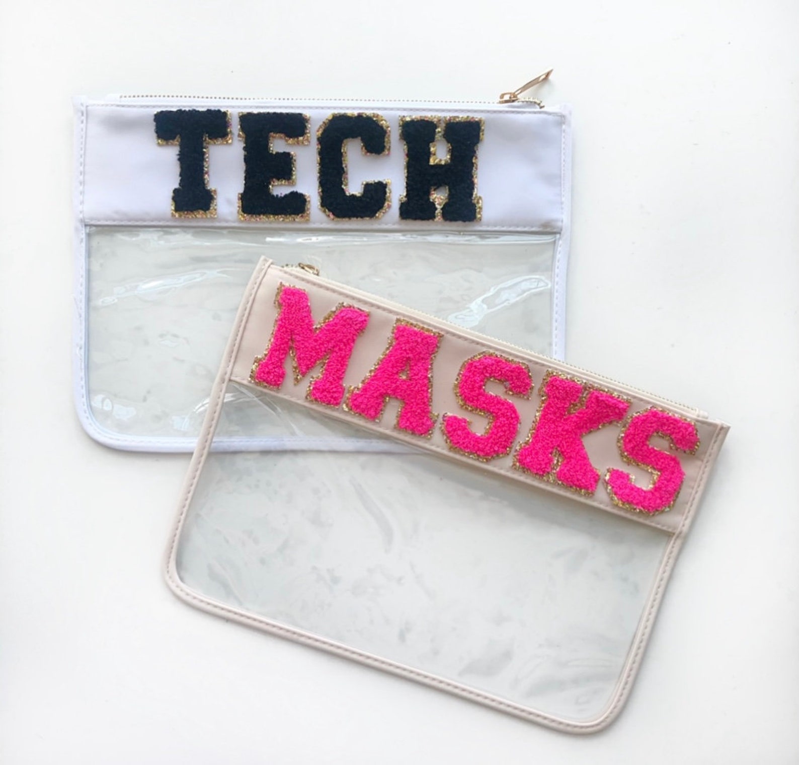 Pouch Letter Patches Blue Letter Patches - Etsy