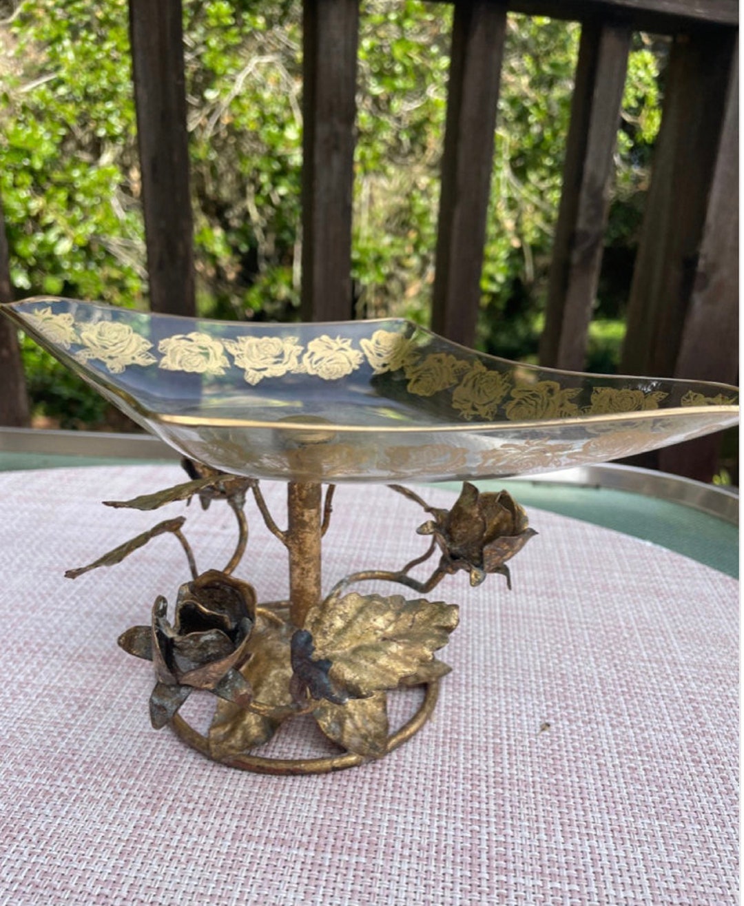 Vintage Italian Glass Compote, Candy or Trinket Dish | 1970s - Etsy