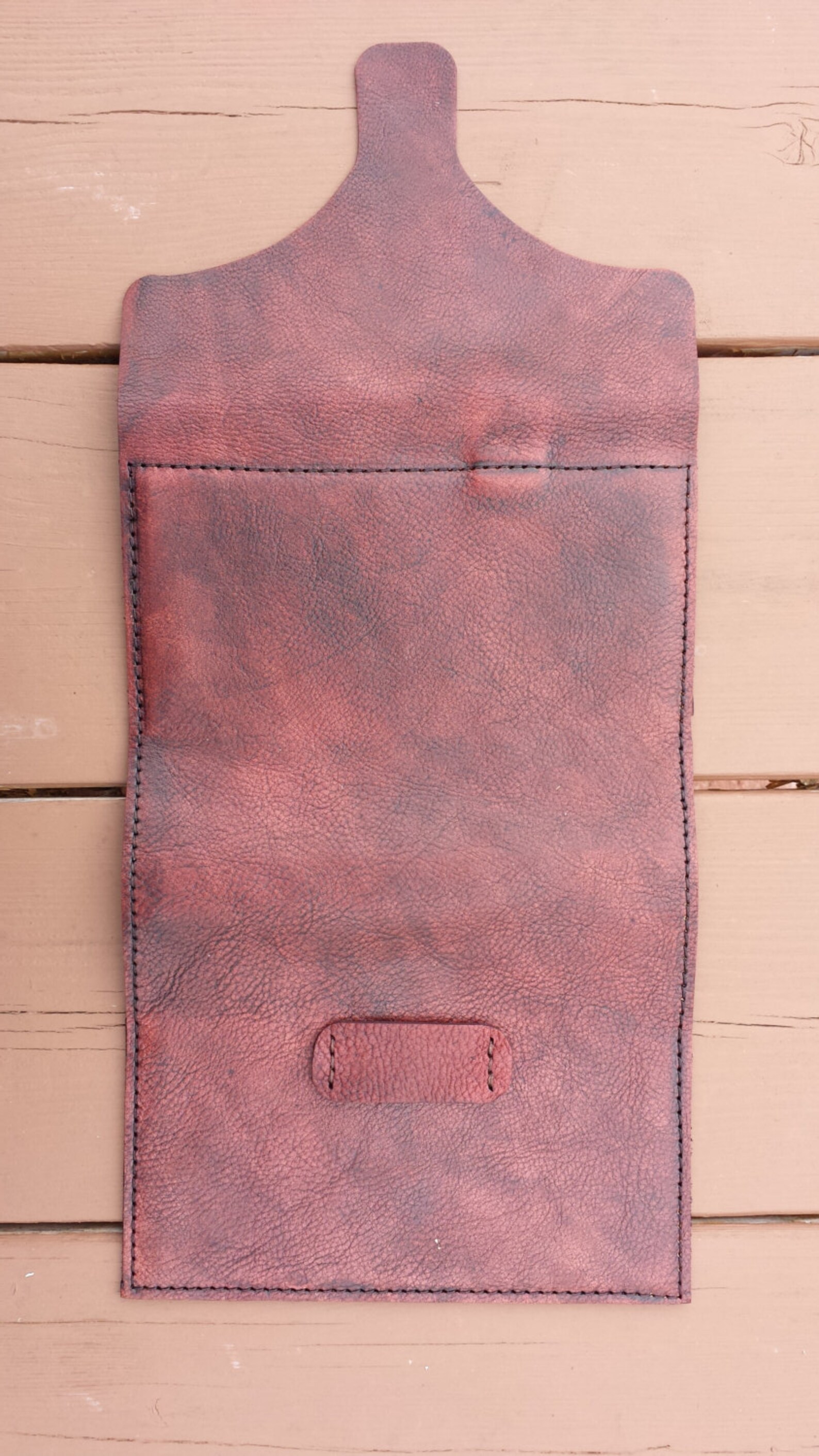 Tongue and Loop Refillable Leather Journal - Etsy