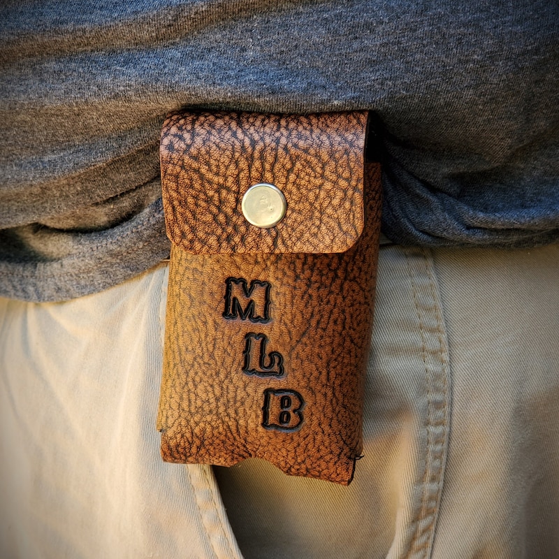 Leather Cell Phone Case With Belt Loop - Etsy