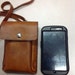 Leather Cell Phone Case/mini Purse With Adjustable Strap - Etsy