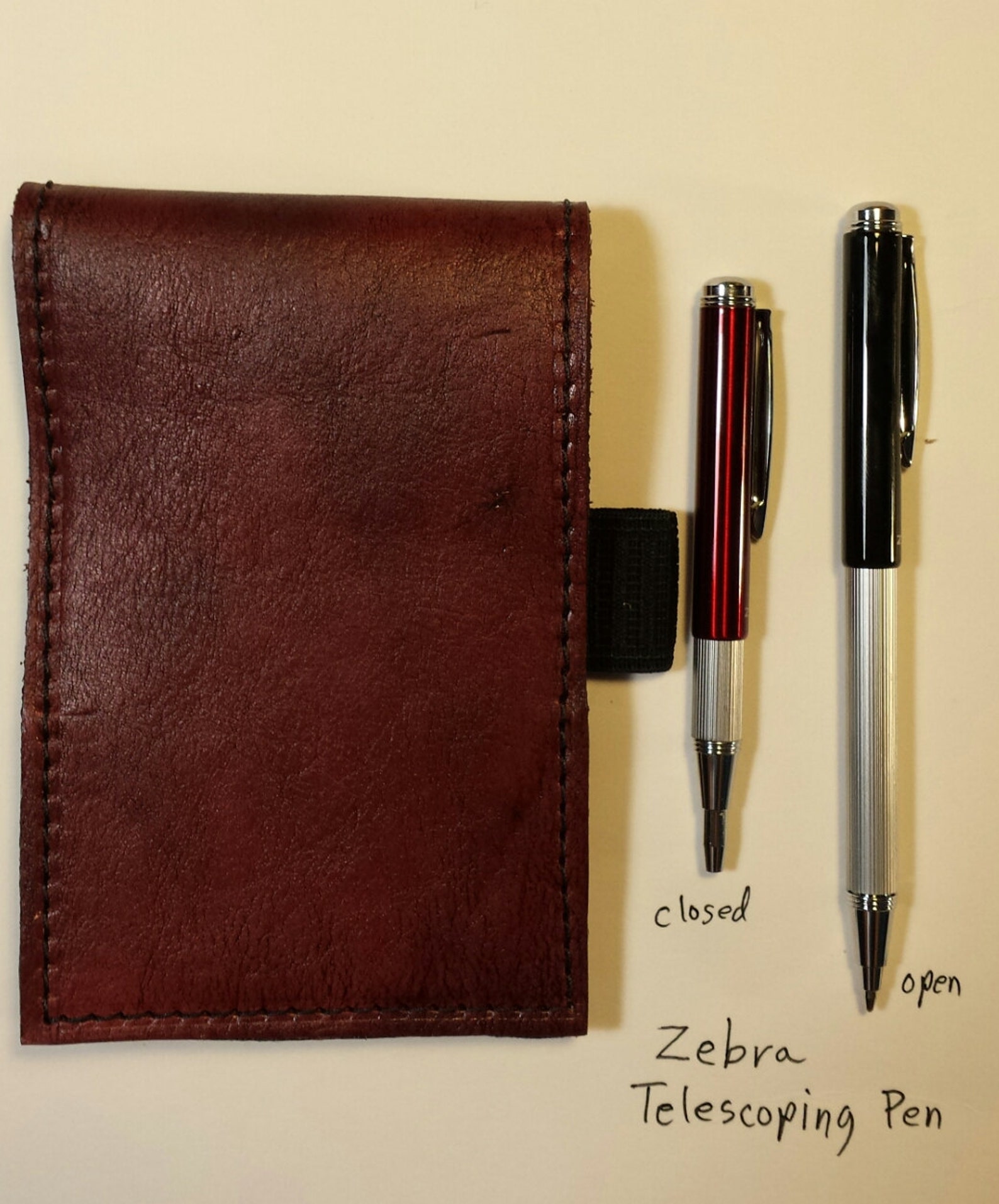 Leather Pocket Notebook - Book Style - Etsy