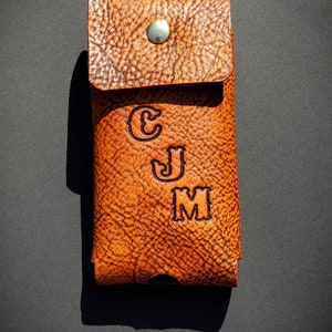 Vertical Leather Cell Phone Case With Belt Clip - Etsy