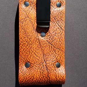 Vertical Leather Cell Phone Case With Belt Clip - Etsy