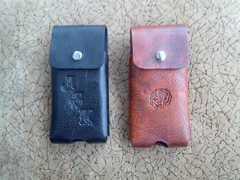 Vertical Leather Cell Phone Case With Belt Clip - Etsy