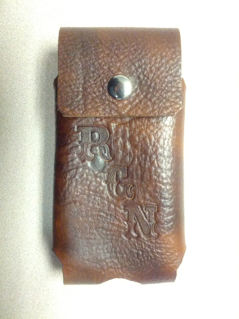 Vertical Leather Cell Phone Case With Belt Clip - Etsy