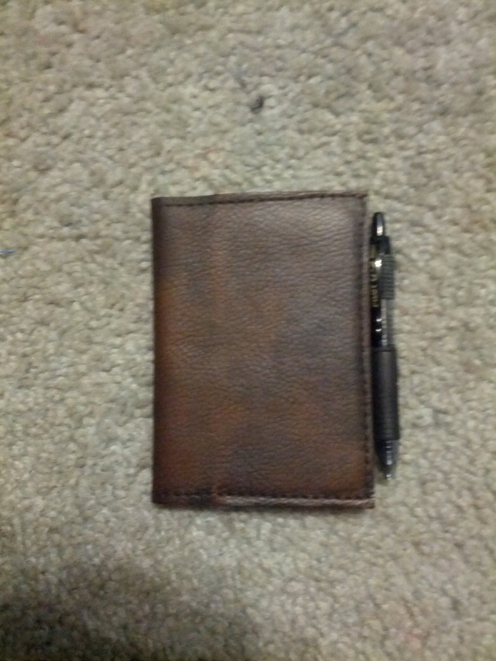 Leather Pocket Notebook Book Style | Etsy