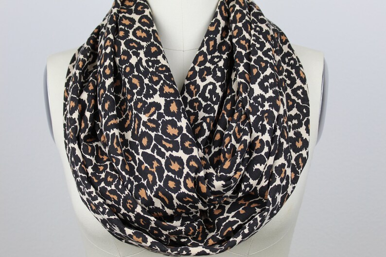Cute Leopard Infinity Scarf - Etsy