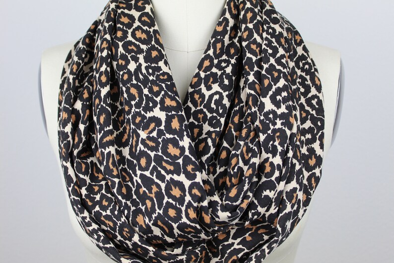 Cute Leopard Infinity Scarf - Etsy