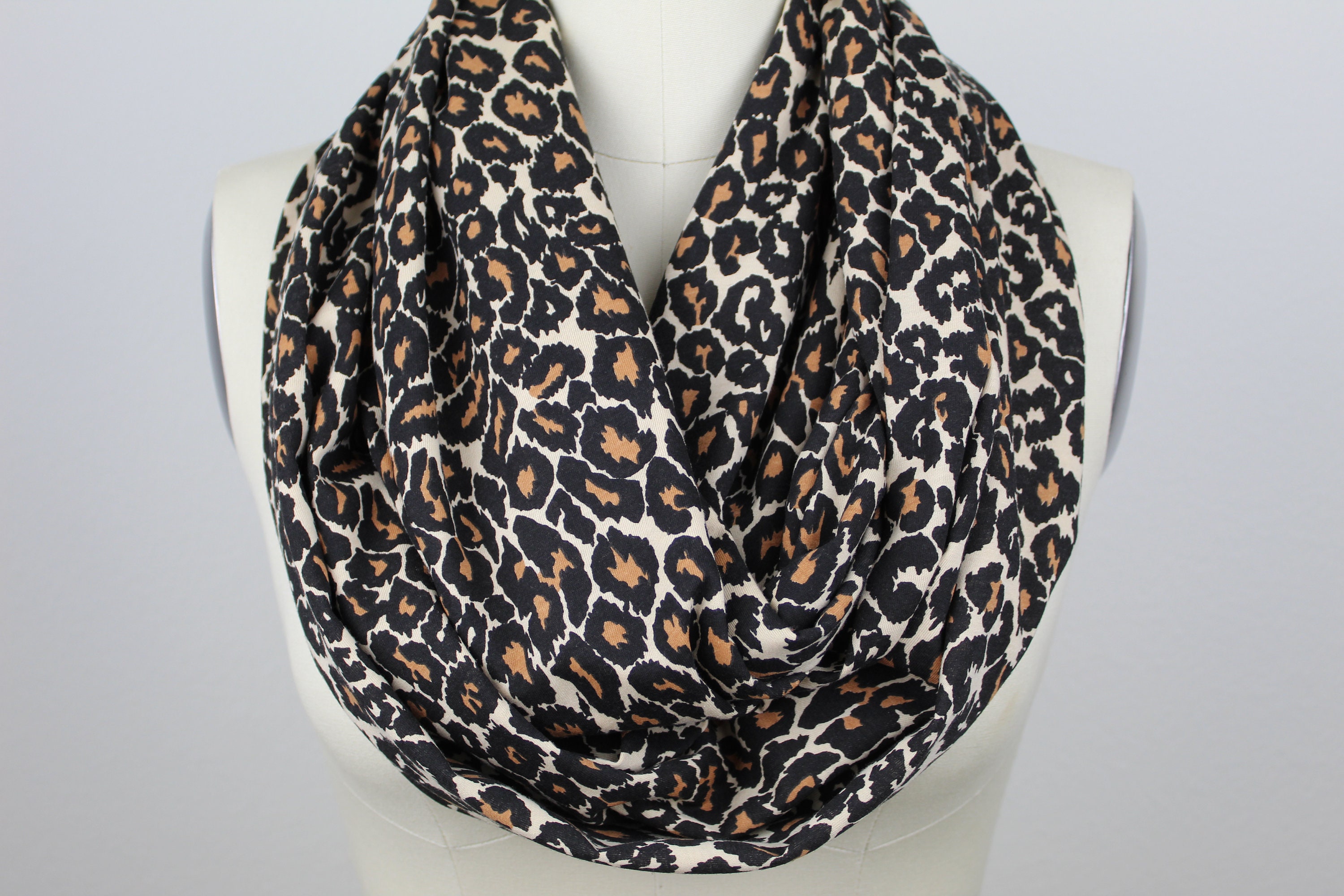Cute Leopard Infinity Scarf - Etsy