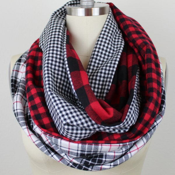 Plaid Flannel Scarf - Etsy