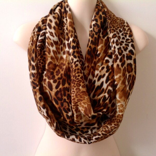 Leopard Print Scarf - Etsy