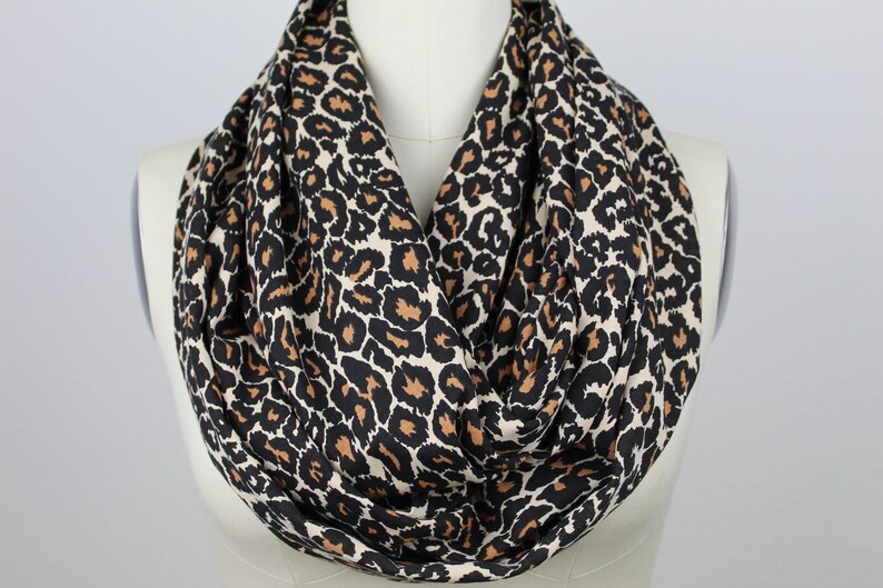 Cute Leopard Infinity Scarf - Etsy