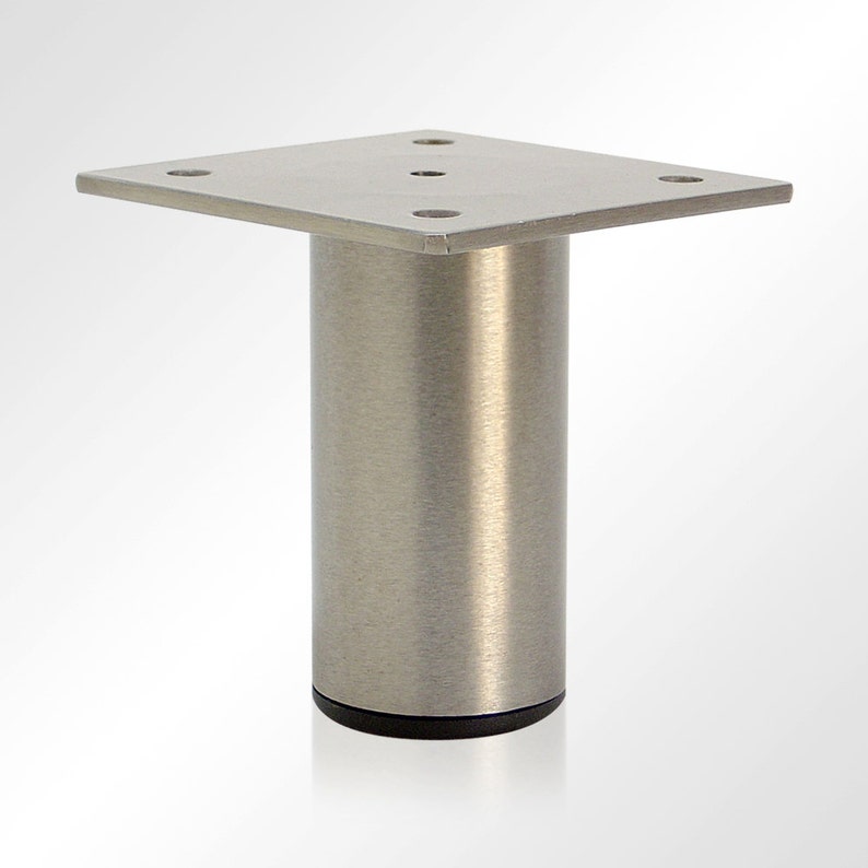 ALICE- Metal Leg, Round Stainless Steel Leg, Metal Leg - Etsy