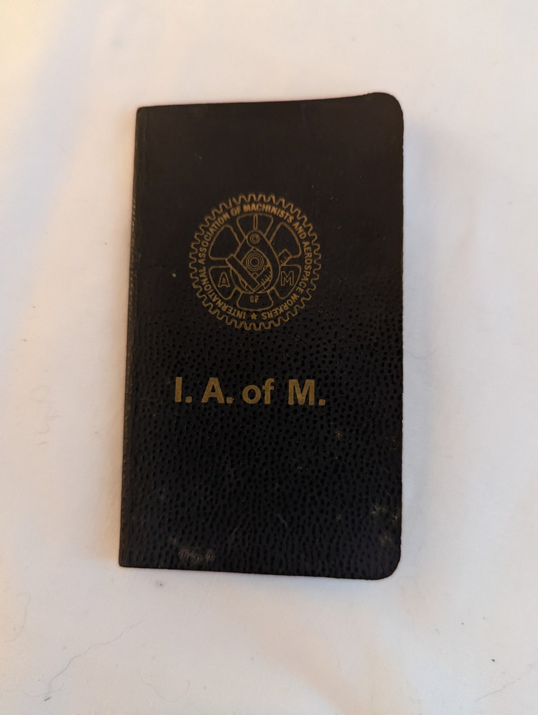 Vintage Union Book International Association of Machinist and - Etsy