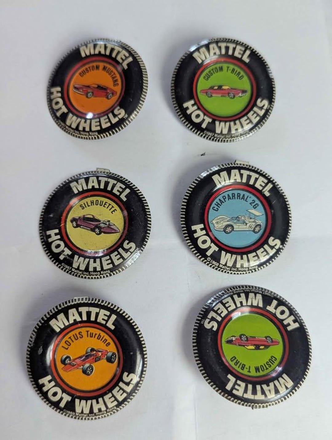 Vintage Hot Wheels Redline Metal Button Badges - 1960s - Etsy
