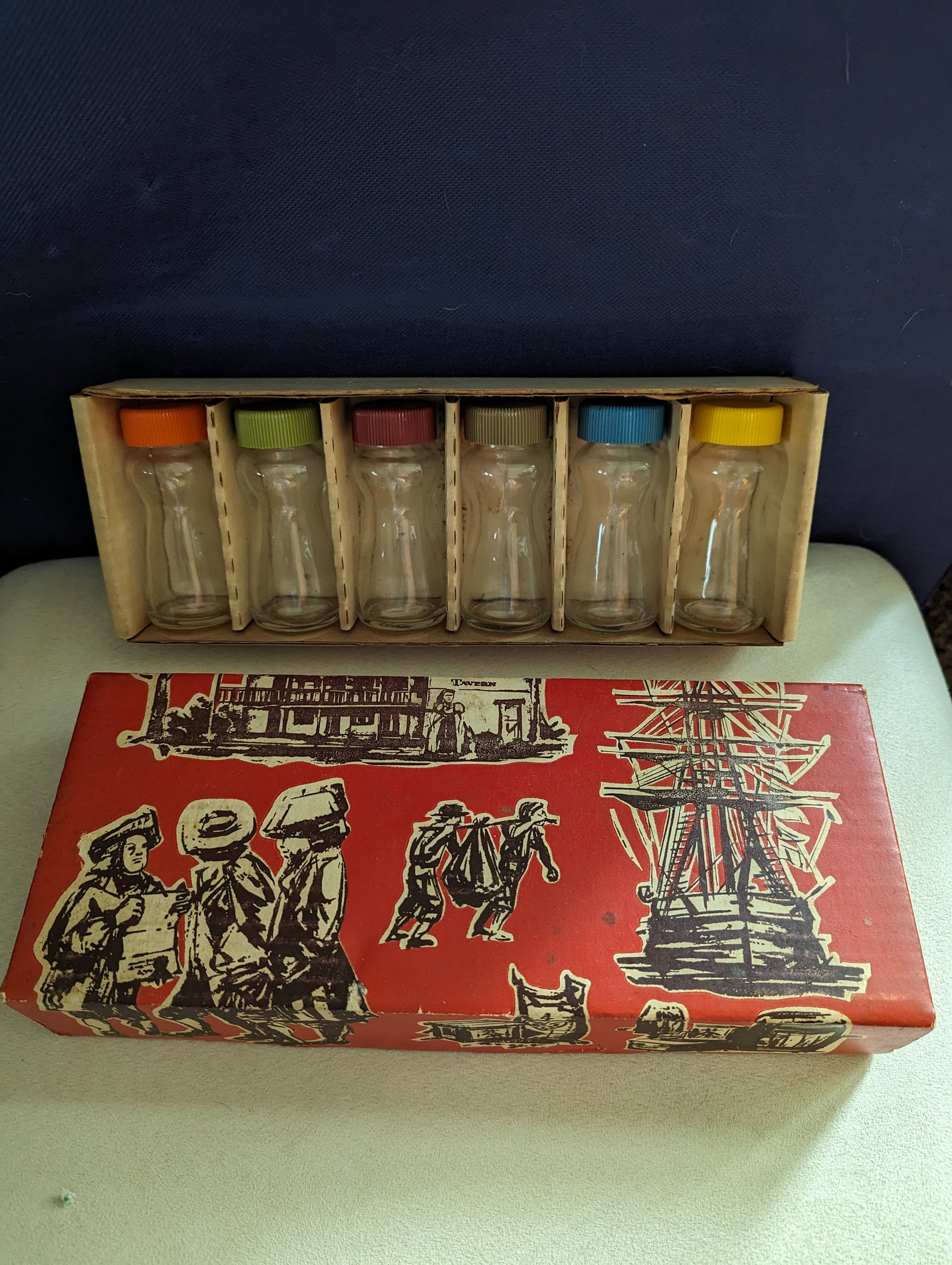 Vintage John Wagner & Sonw Spice Jars W/original Box Set OF 6 - Etsy