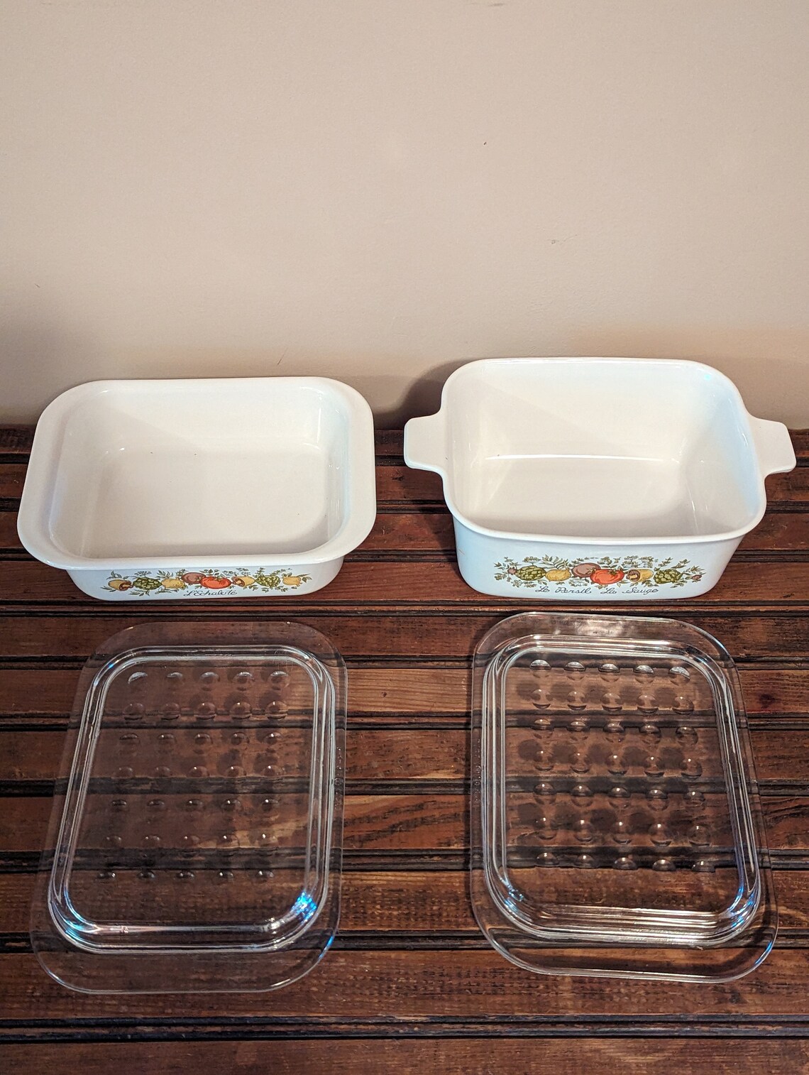 Rare Corning Ware "spice of Life" Set of Casserole Dishes With Bubble ...