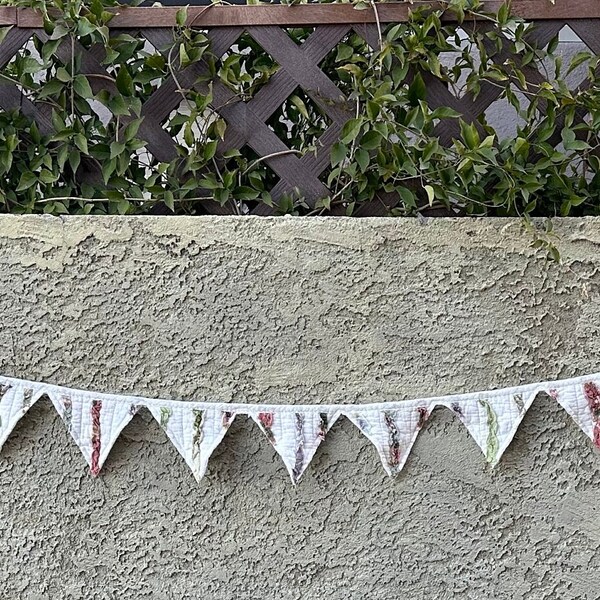 Upcycled Banner - Etsy