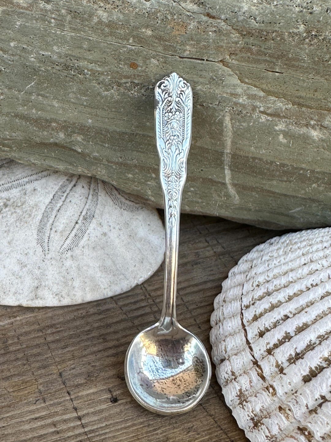 Antique Westmoreland Individual Salt Spoon ~ Sterling Silver ~ Milburn ...