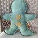 Upcycled Military Uniform Gingerbread Man Throw Pillow: Handmade Air ...