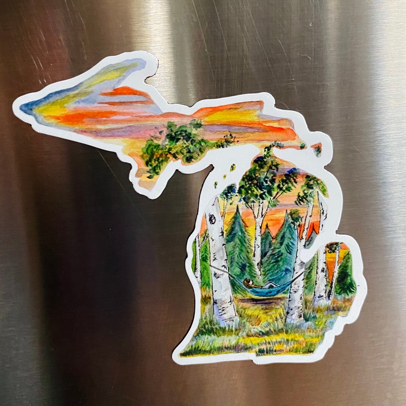 Michigan Magnets - Etsy