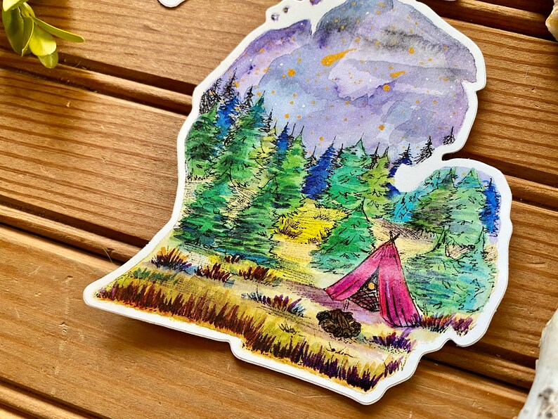 Michigan Vinyl Sticker Michigan State Decal Michigan Car - Etsy