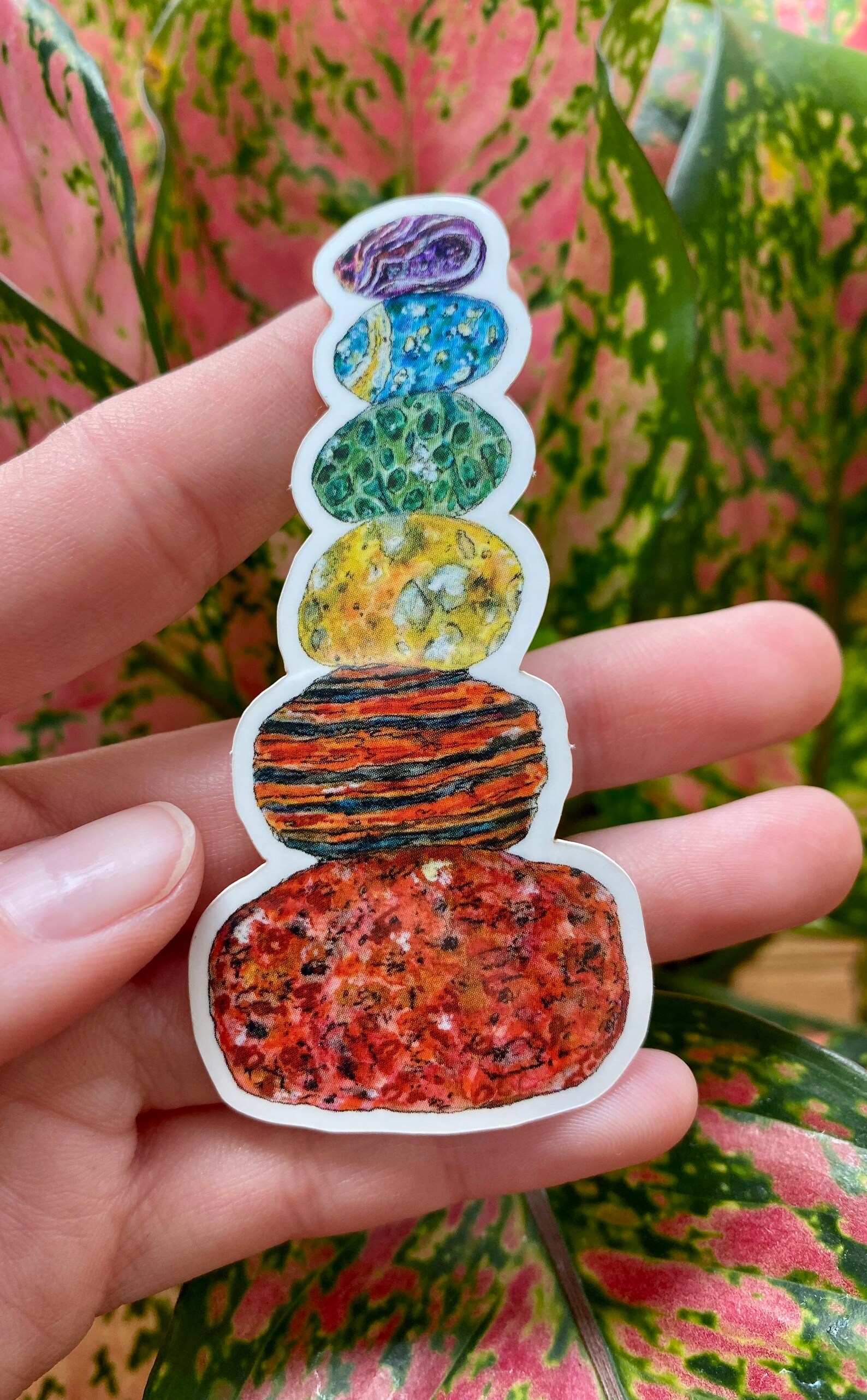 Sticker Decal Michigan Rocks Artwork Island Royale Greenstone | Etsy