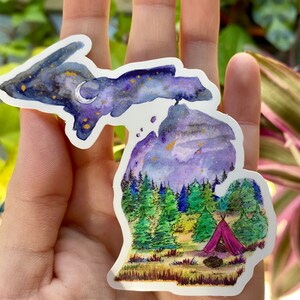 Michigan Vinyl Sticker Michigan State Decal Michigan Car - Etsy