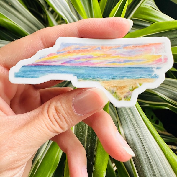 Ocean Landscape Bumper Sticker - Etsy