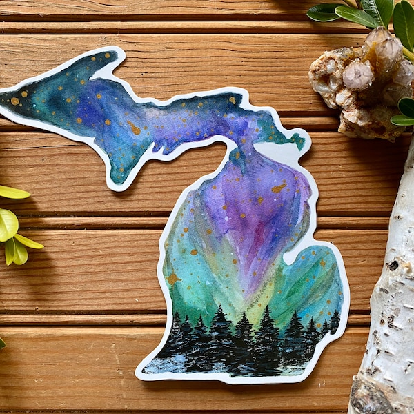 Michigan Car Decal - Etsy