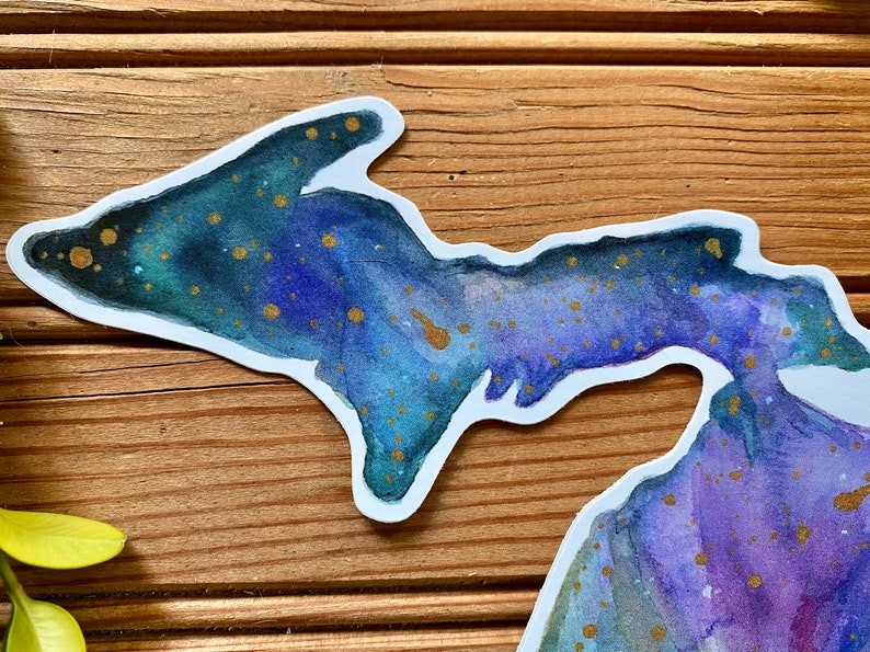 Michigan Vinyl Sticker Michigan State Decal Michigan Car | Etsy