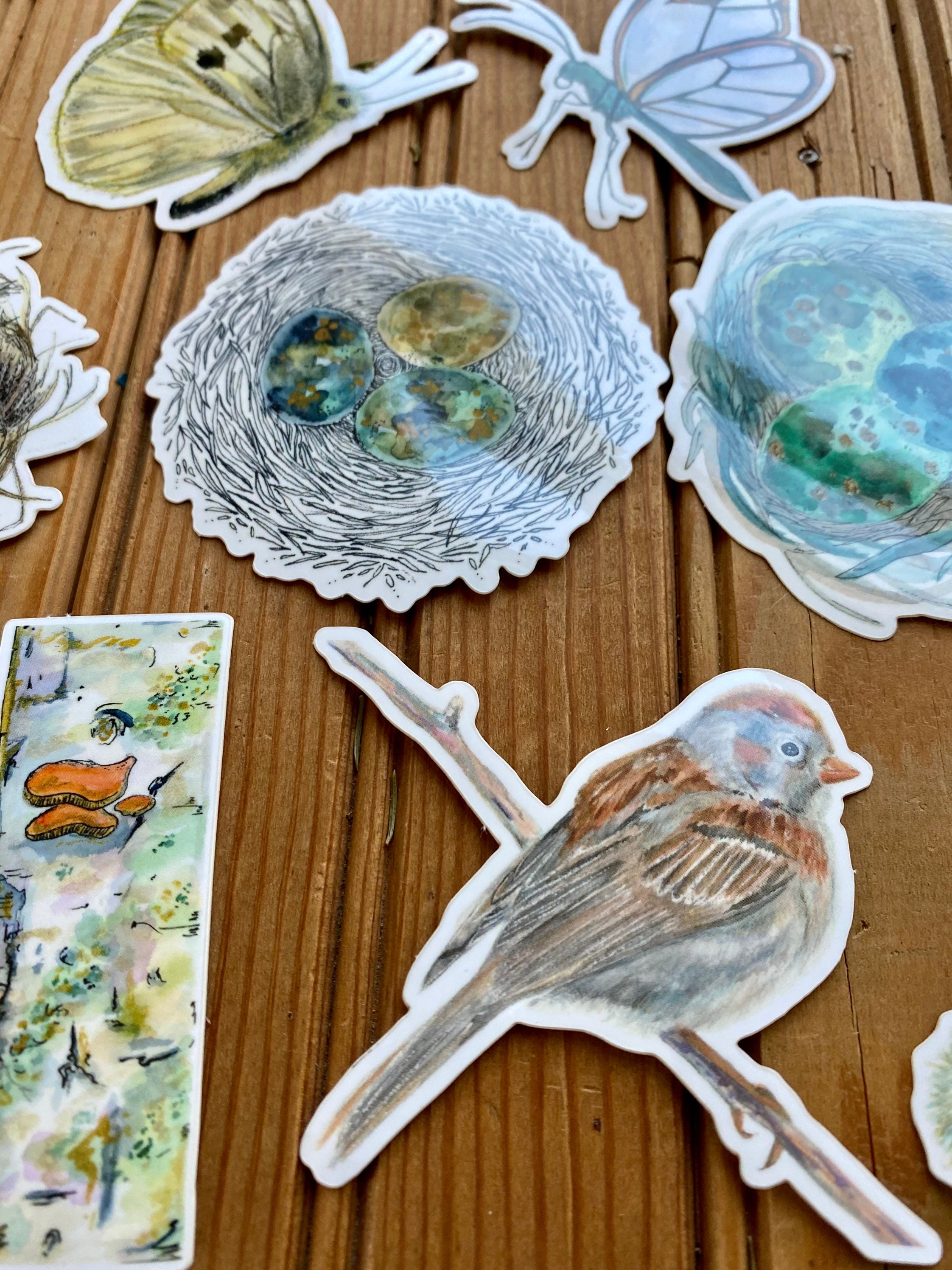 Maus Sticker Maus Aufkleber Nesting Frühlingskunst - Etsy.de