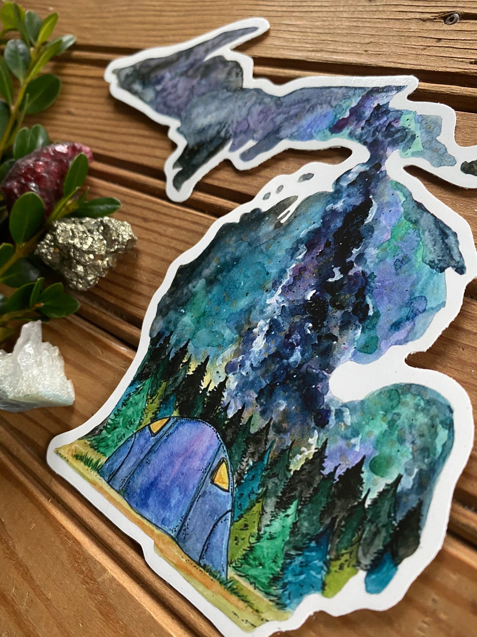 Michigan Vinyl Sticker Michigan State Decal Michigan Car - Etsy