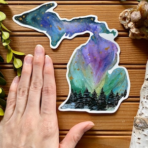 Michigan Vinyl Sticker Michigan State Decal Michigan Car Decal Home ...