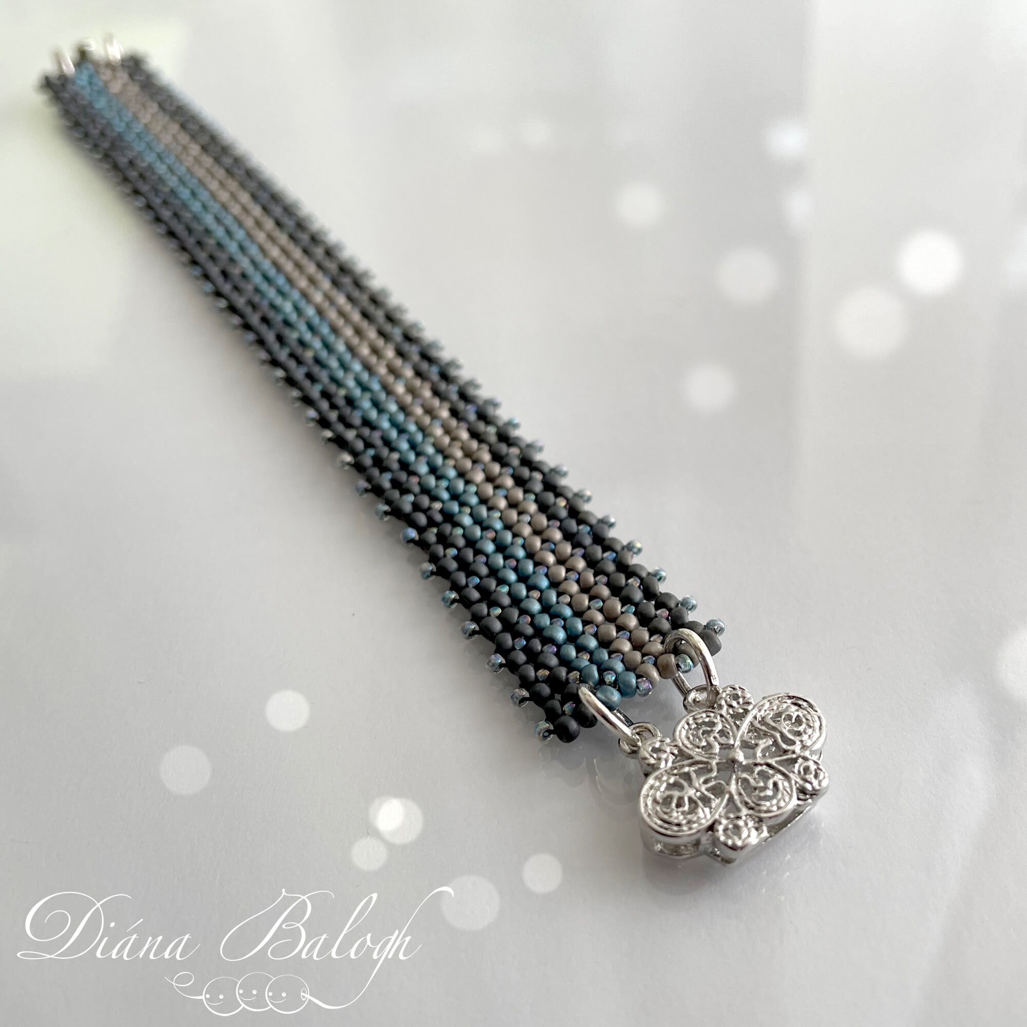 Beading Pattern and Tutorial Flat Chenille Stitch® Picture Frame and ...
