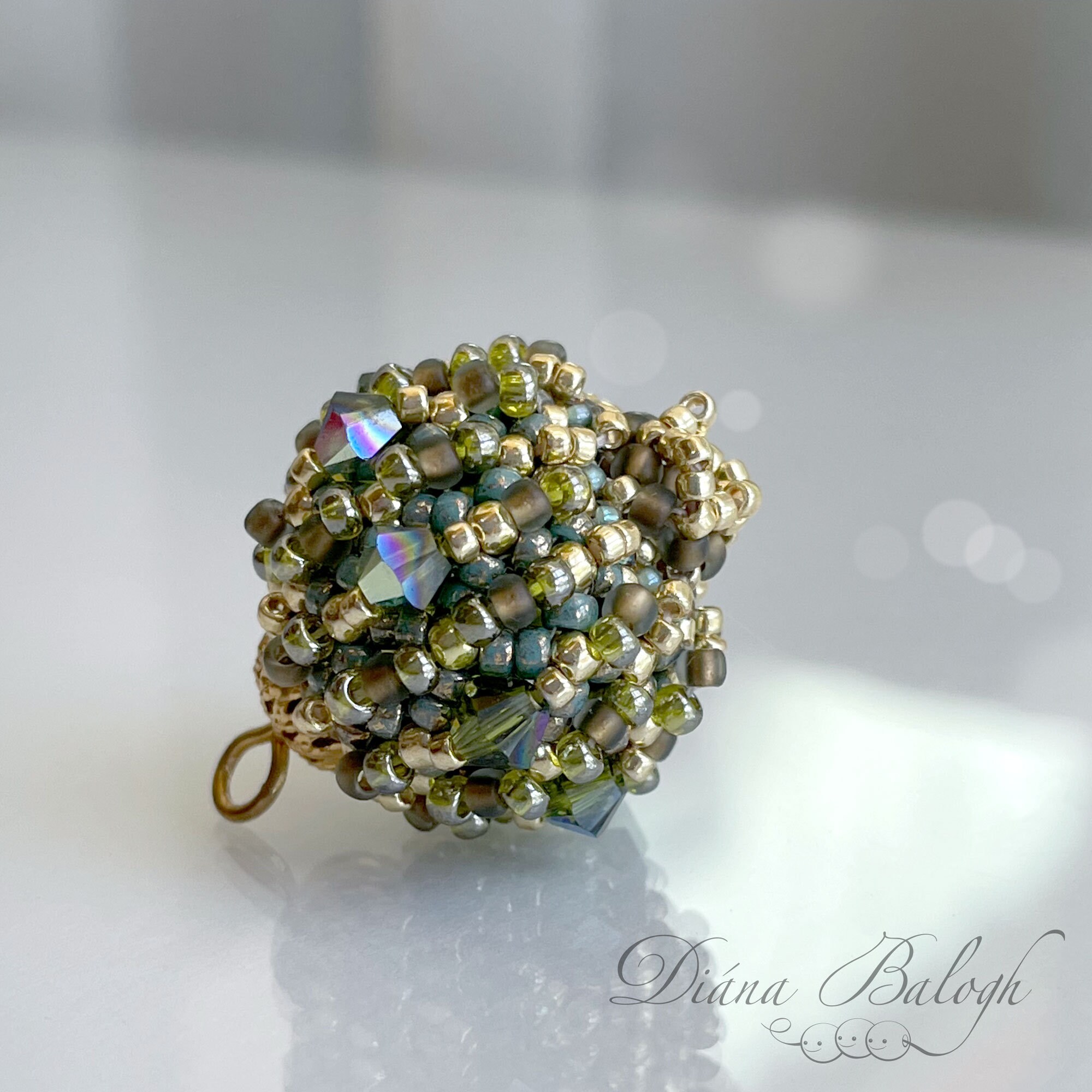 Fairy Berry Beaded Bead Beading Tutorial, Beaded Bead Pattern, Beaded ...