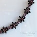 Beading Tutorial Flower Drops Chain, Beaded Chain Pattern, Beading ...