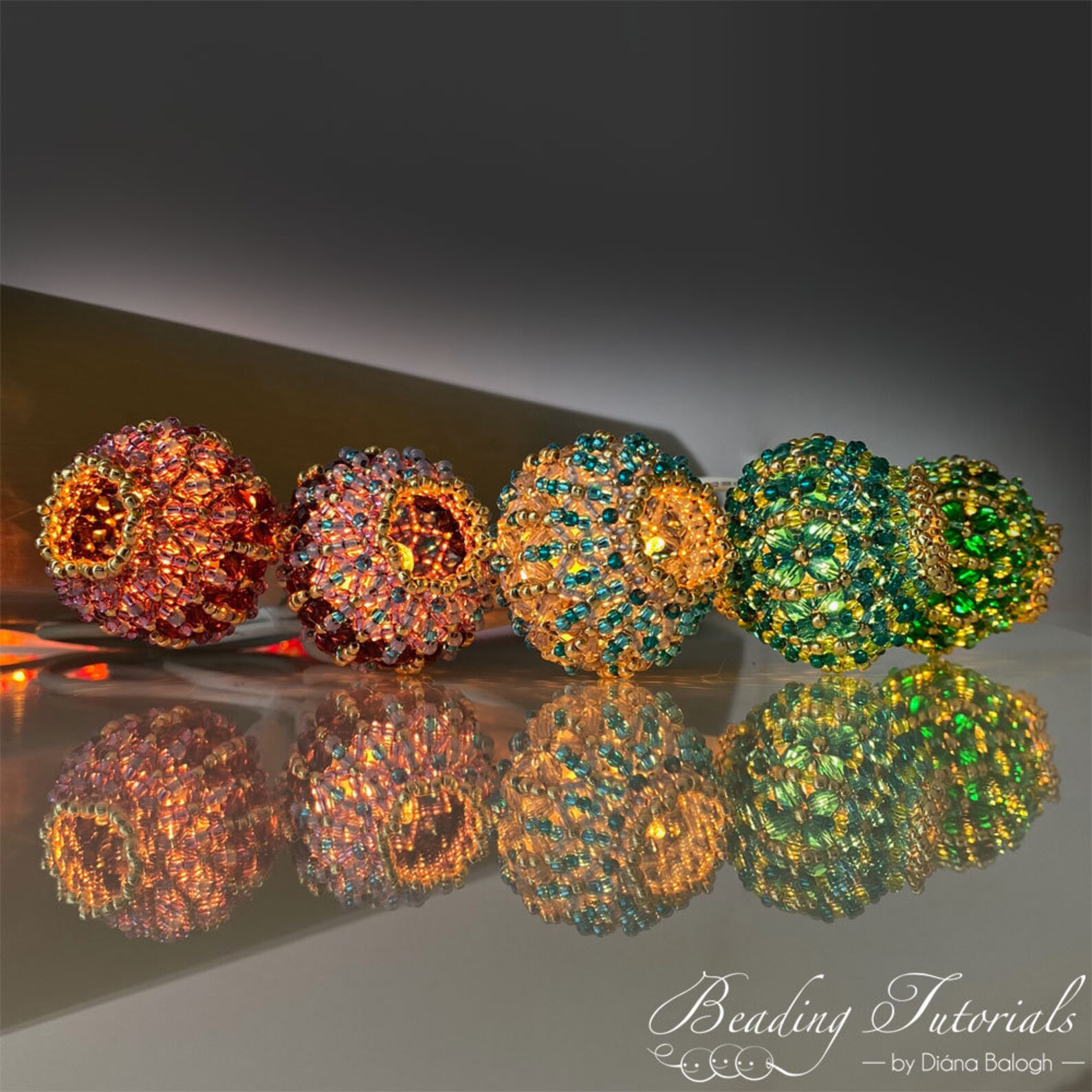 Beading Tutorial and Pattern Lantern Beaded Bead Beading | Etsy