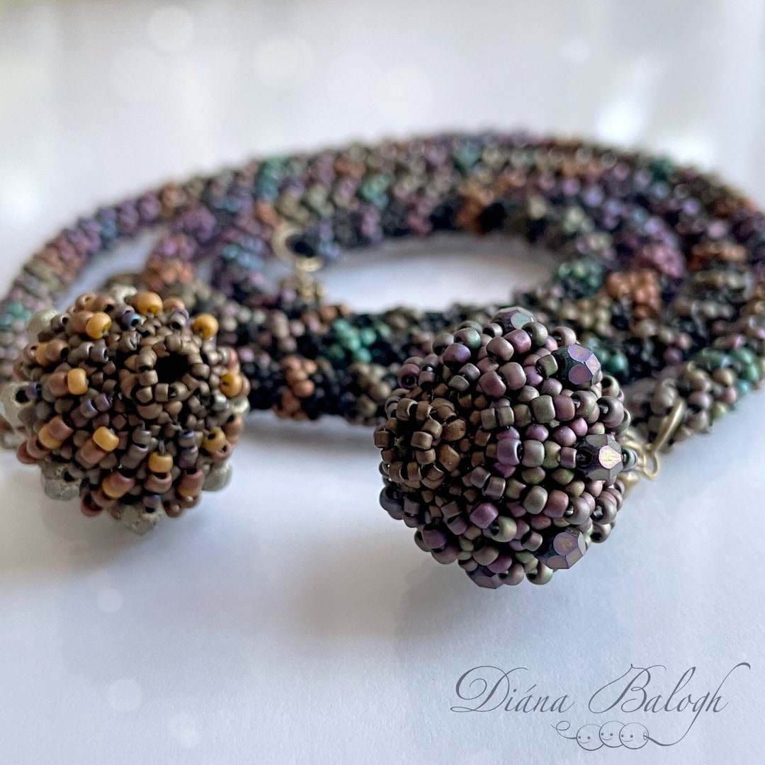 Fairy Berry Necklace Beading KIT With Beading Tutorial - Etsy