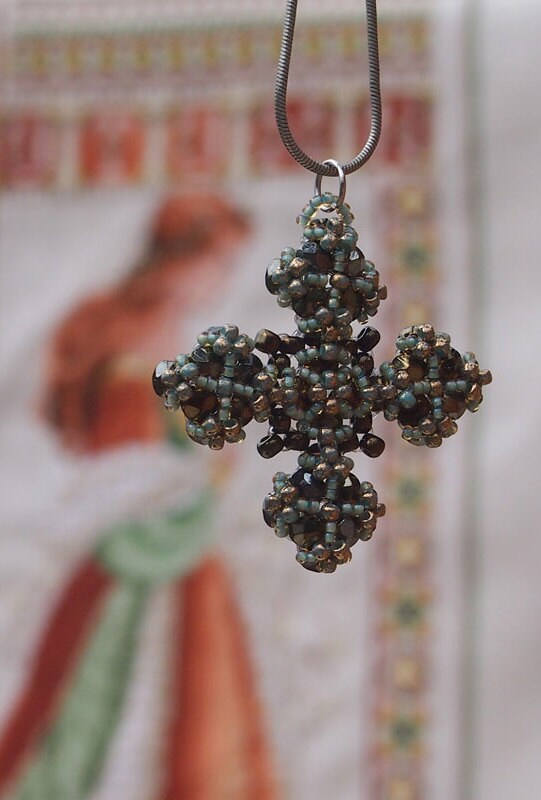 Photo Tutorial Renaissance Cross Pendant Vintage Style - Etsy