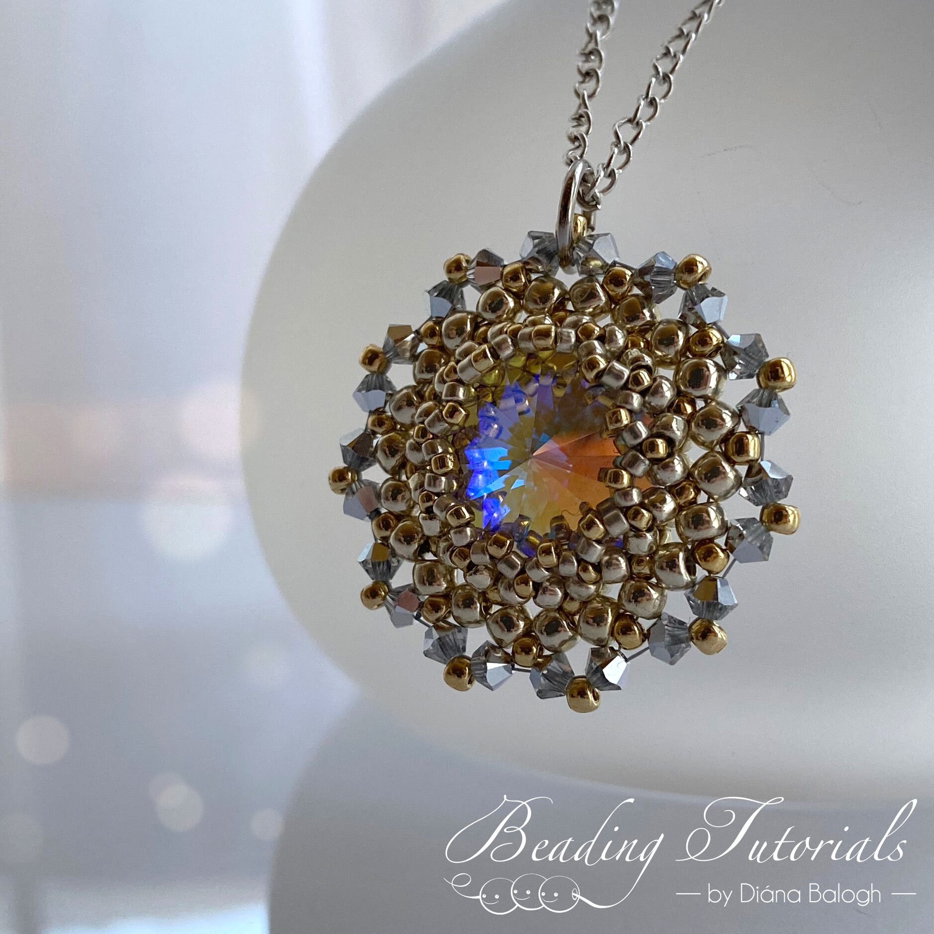 Keya Bookmark Beading Tutorial, Beading Tutorials and Patterns, Pendant ...