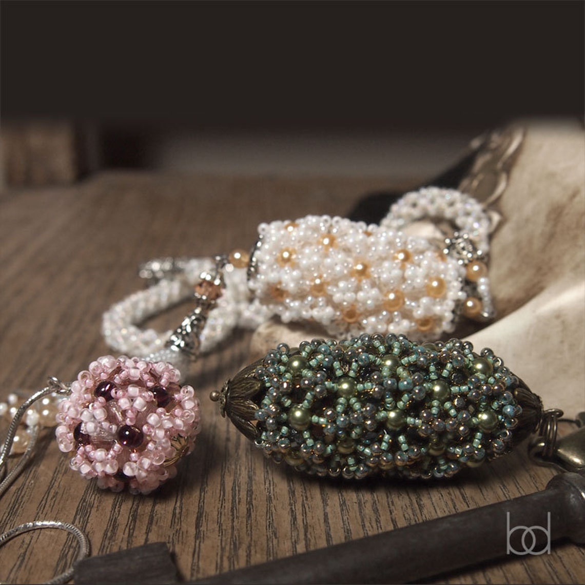 DIY Beading Pattern Baroness Beaded Bead, RAW Beading Tutorial ...