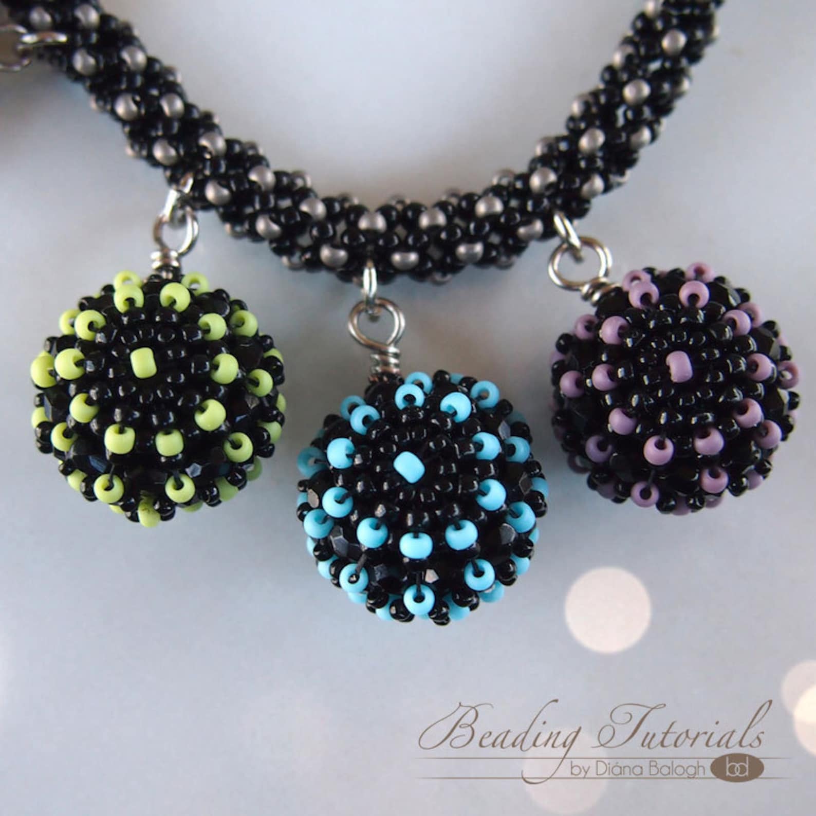 Beading Tutorial Candy Beaded Bead Necklace and Bracelet - Etsy