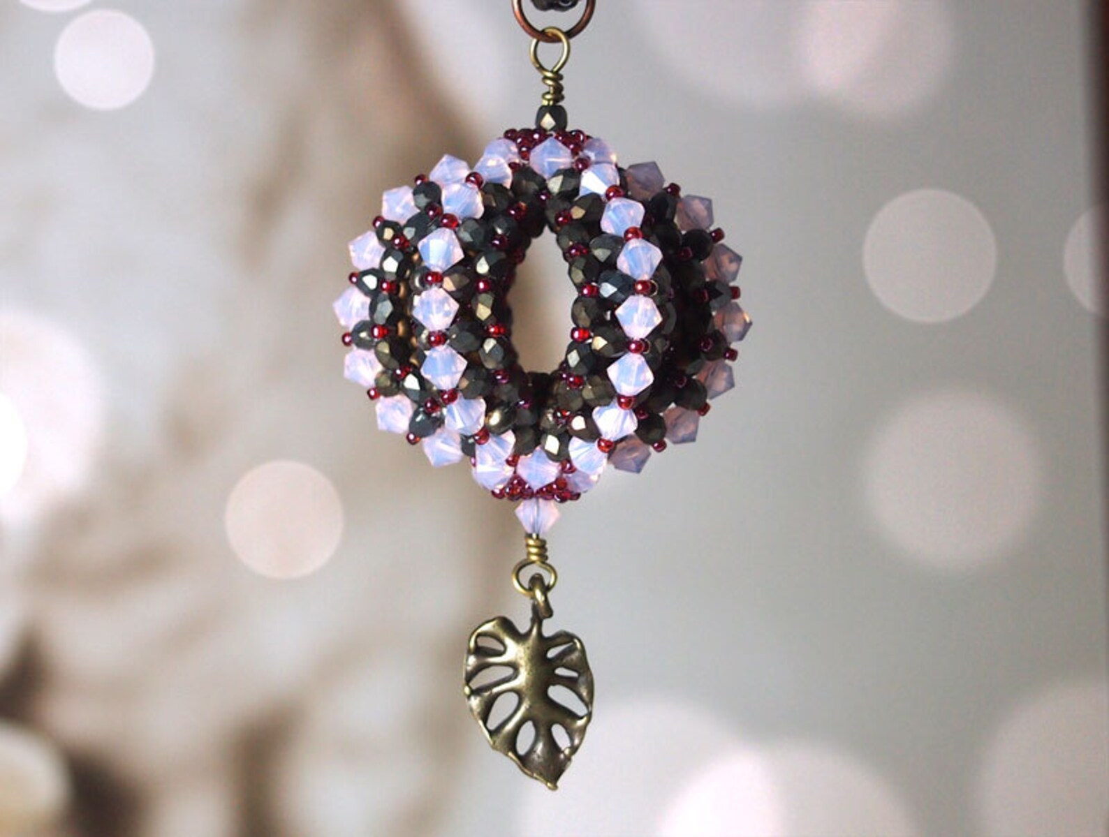 DIY Jewelry Making Pattern, Beading Tutorial and Pattern RAW Beaded ...