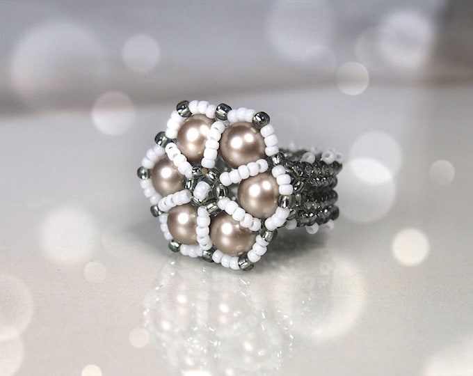 Flange Ring Beading TUTORIAL - Etsy Canada