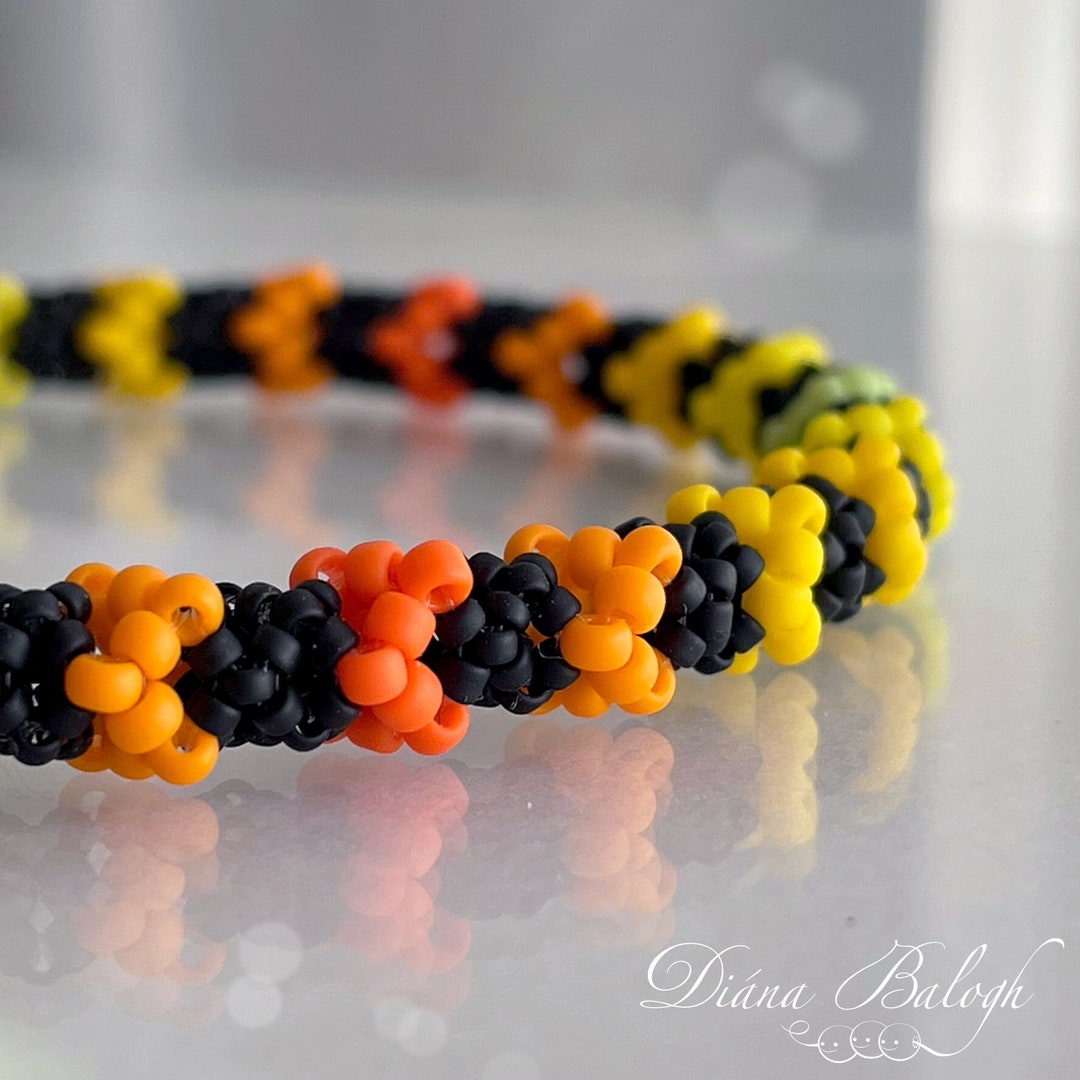 Beading Tutorial and Pattern Arrow Chenielle Bracelet and Rope, Arrow ...