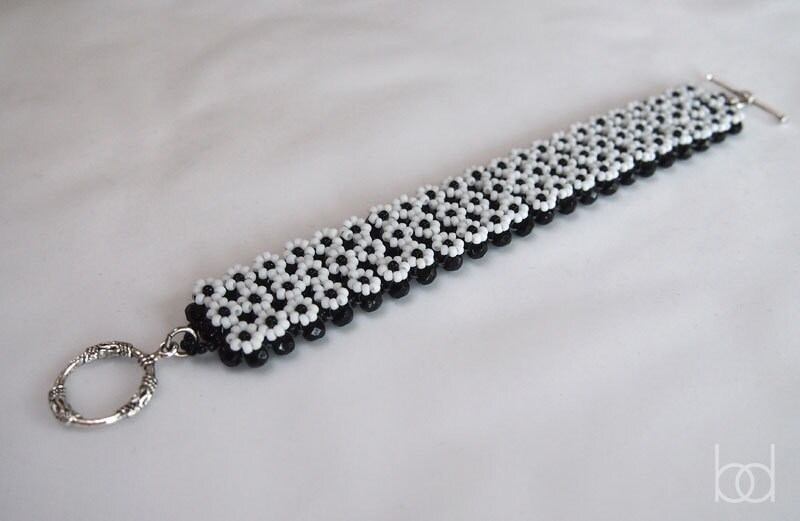 Beading Tutorial Daisy Bracelet Beading Pattern PDF - Etsy